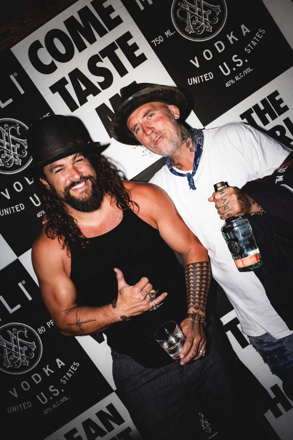 Jason Momoa & Aaron Paul Kick Off Night Market At The Bungalow